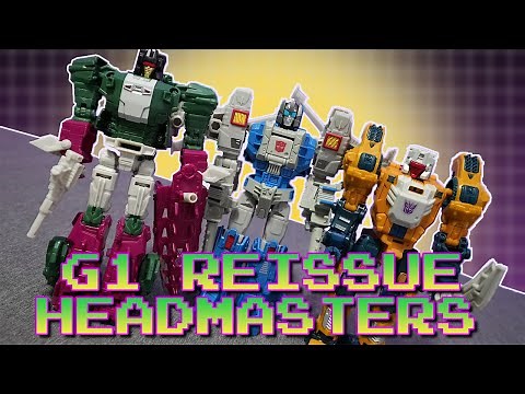 Transformers G1 Headmasters Reissue Wave 2 Figures Review!