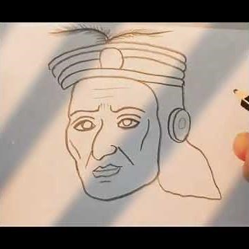 Como dibujar un inca #art #easydrawing #drawingguide