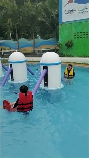 See saw in the pool it is swimming time #swimming