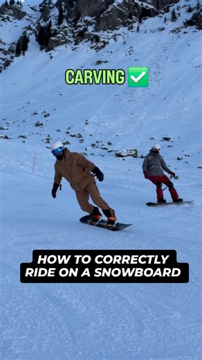 𝗚𝗜𝗨𝗟𝗜𝗢 𝗣𝗜𝗖𝗖𝗜𝗡𝗜𝗡𝗜 #𝙏𝙃𝙀𝘾𝘼𝙍𝙑𝙄𝙉𝙂𝙋𝙍𝙊𝙁𝙀𝙎𝙎𝙊𝙍 on Instagram: "Learning to carve on a snowboard involves transitioning from skidded turns to using the board’s sidecut by tilting it onto its edge, rather than sliding, to leave a thin line in the snow. - Key techniques include maintaining stacked, upright posture, balancing weight evenly, and bending knees to drive edge angles. Steps to Learn Carving: - Initial Setup: Choose a mellow, uncrowded blue or steep green run. Ensu