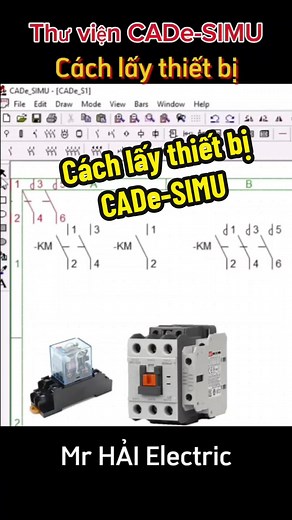 Hướng dẫn lấy thiết bị vẽ mạch trong CADe-SIMU