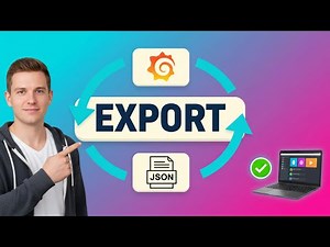 How to EXPORT Grafana DASHBOARD to JSON (Step by Step) 2025