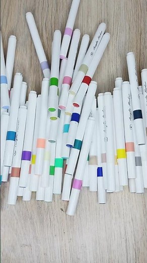 Testing New Markers | Color Swatch Chart for Coloring 🎨✨ #art #asmrcoloring #acrylic