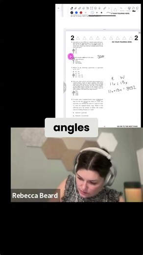 Similar Triangles: Geometry Tips & Calculator Eyes! #shorts