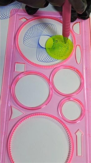 Asmr Spyrograph drawing, spyrograph design #asmr #relaxing #visualtingle #satisfying