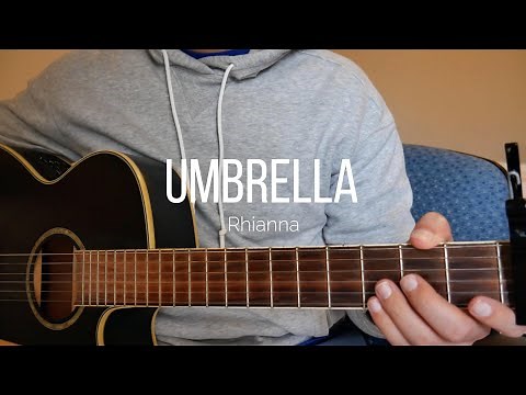 How to Play Umbrella by Rhianna - Guitar Tutorial (easy)