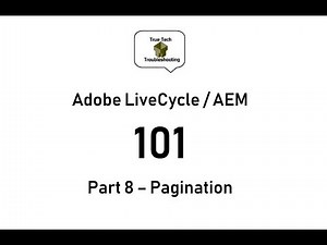 LiveCycle / AEM Designer 101 - Part 8 Pagination