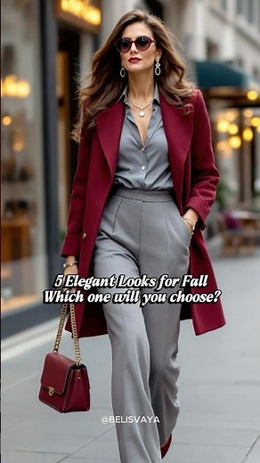 6 Must-Have Autumn Outfits for Elegant Women