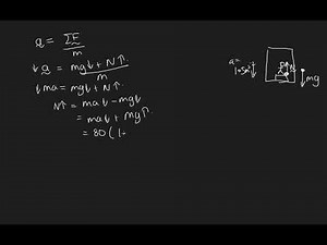 Forces on an elevator: part 3