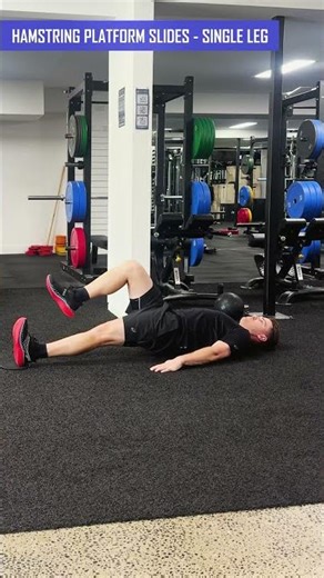 Hamstring Platform Slides Single Leg
