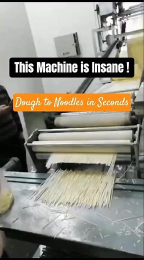 Instant Noodle Machine in Action! Watch the Dough Turn into Gold 🍜