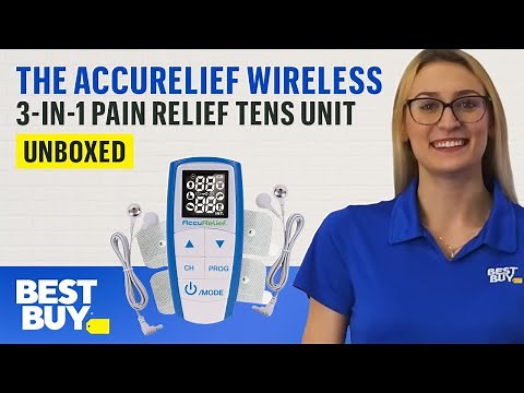 The AccuRelief Wireless 3-in-1 Pain Relief TENS Unit - Unboxed from Best Buy