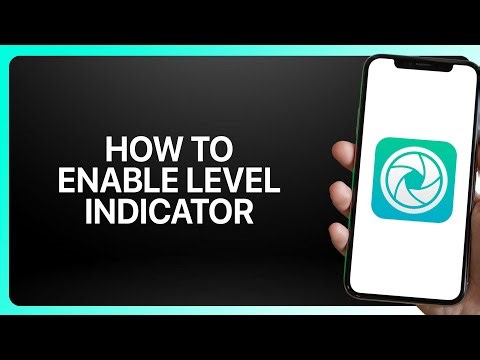 How To Enable Level Indicator In iPhone Camera App 2025! Tutorial