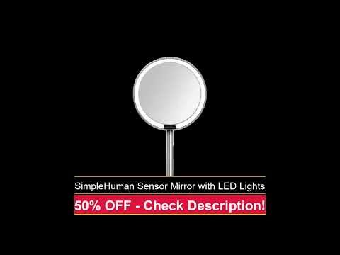 🔥 OMG SimpleHuman Sensor Mirror with LED Lights IS CRAZY GOOD Limited Time Only