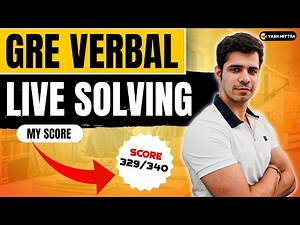 GRE Verbal Complete Course - Live Solving Full GRE Verbal Test