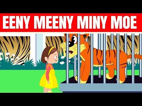 EENY MEENY MINY MOE Nursery Rhyme with LYRICS | Tickling Toddlers
