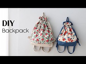 Backpack PDF Sewing Pattern,Small Rucksack pattern, pdf, 2 sizes, Instant download