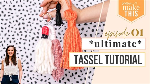 Make beautiful tassels with these four creative methods