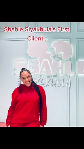 Simphiwe Ngema Supporting Ntando Duma's Sbahle Siyakhula Salon