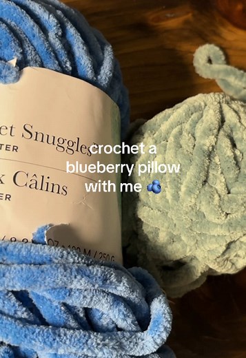 Crochet a Blueberry Pillow with Me