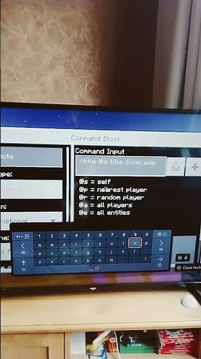 How to make text pop up on your screen in minecraft