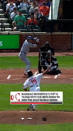 Any surprises from Baseball Reference’s odds to win the 2025 World Series? 👀