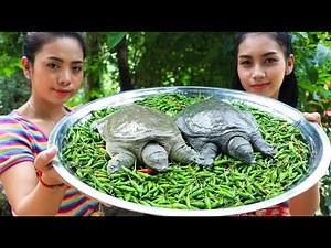 Yummy cooking turtle with chili recipe - Natural Life TV