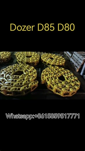 Bulldozer Track Link D80 or Dozer Track Chain D85 Chassis Part 154-32-00010 154-32-00013