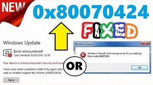 0x80070424 Fixed | How to fix Windows Update / Microsoft Store Error 0x80070424 on Windows 10 / 8