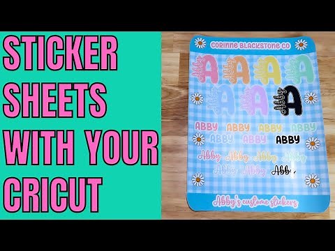 Beginner Cricut Sticker Sheet Tutorial Anyone Can Do This!