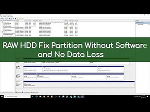 How to Solve RAW Hard Disk Partition Problem Without Software and No Data Loss