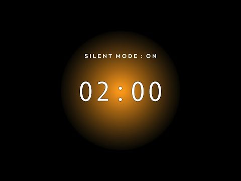 2 MIN Silent Timer → Gentle Owl Hooting Alarm