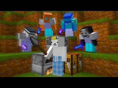 Minecraft Speedrunner VS 4 Hunters
