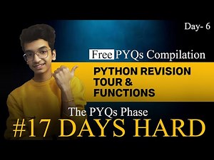 THE PYQs PHASE Day - 6🔥 : Class 12 Computer Science CBSE 2024-25 | Nitin Paliwal #17DaysHard