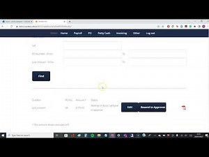 Purchase Orders. How to find and edit a PO