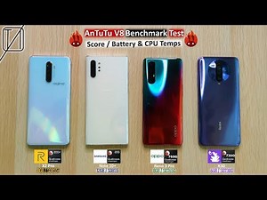 Realme X2 Pro vs Galaxy Note 10+ vs Oppo Reno 3 Pro 5G vs Redmi K30 AnTuTu Benchmark Test