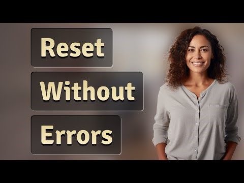 How Can You Avoid Errors When Factory Resetting a Windows Laptop?
