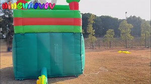 20FT Inflatable Water Slide,PVC Commercial Inflatable Water Slide with Splash Pool for Backyard Ocean Outdoor Slide Park, Wet Dry Use