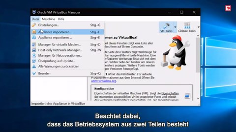 Whonix Betriebssystem installieren