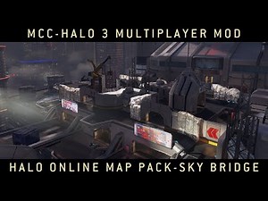 Halo MCC: Halo 3 Multiplayer Mod - Halo Online Map Pack Sky Bridge