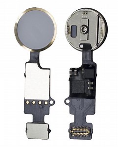 Home Button Complete for Apple iPhone 7 Gold - Outer Plastic with Inner Flex