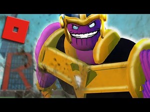 BECOMING THANOS IN ROBLOX - PART 1 | Roblox - Super Hero Tycoon