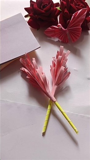 How to make flower💐 with sticky notes 📑
