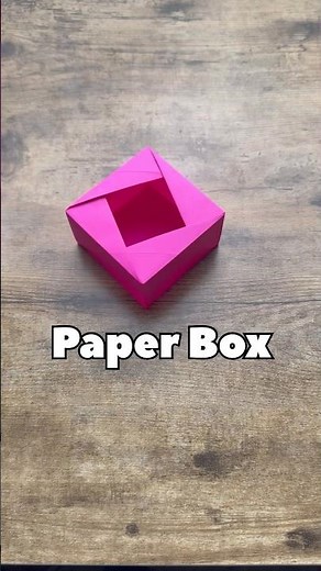 EASY ORIGAMI PAPER BOX TUTORIAL | HOW TO MAKE PAPER BOX ORIGAMI FOLDING STEP BY STEP