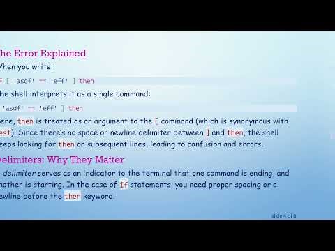 Understanding Spacing and Newlines in Bash