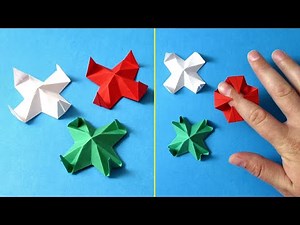 How to Make a Simple Finger Trap from Paper - Origami Finger Trap
