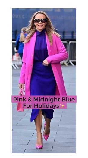 Pink And Midnight Blue For Holidays