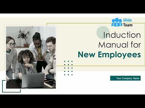 Induction Manual For New Employees Powerpoint Presentation Slides