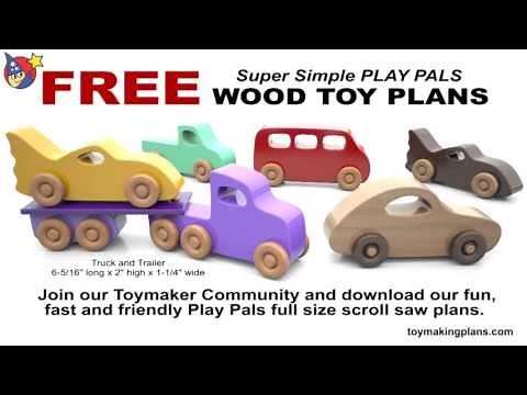 Wood Toy Plans - 5 FREE PATTERNS