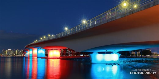 FDOT bridge lighting policy affects Ringling Bridge